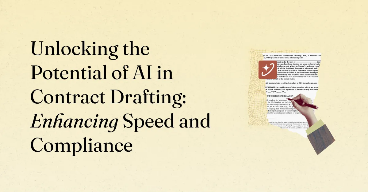 AI Contract Drafting: Enhanced Speed and Compliance